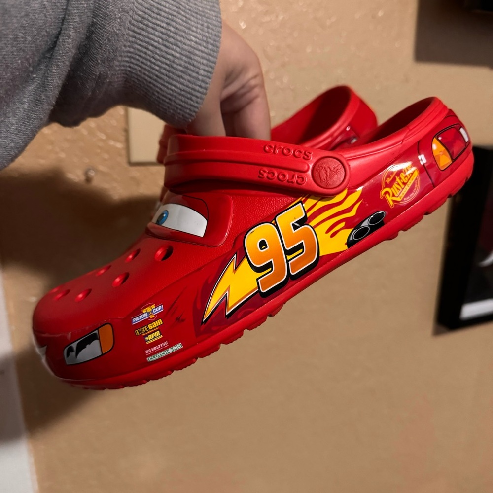 Crocs Lightning Mcqueen Light Up Shoes - Gem